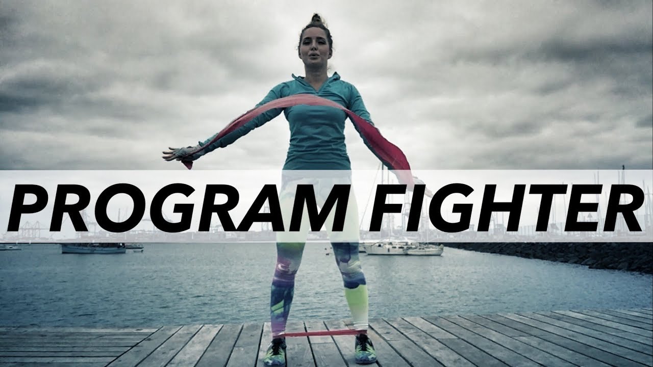 FIGHTER - FULL BODY WORKOUT WITH THERA-BAND® - intermediate level - YouTube