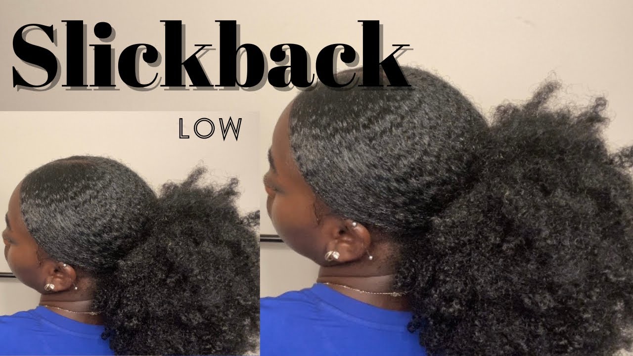 Tutorial | How I do my signature slick back low puff / bun ft. Design ...