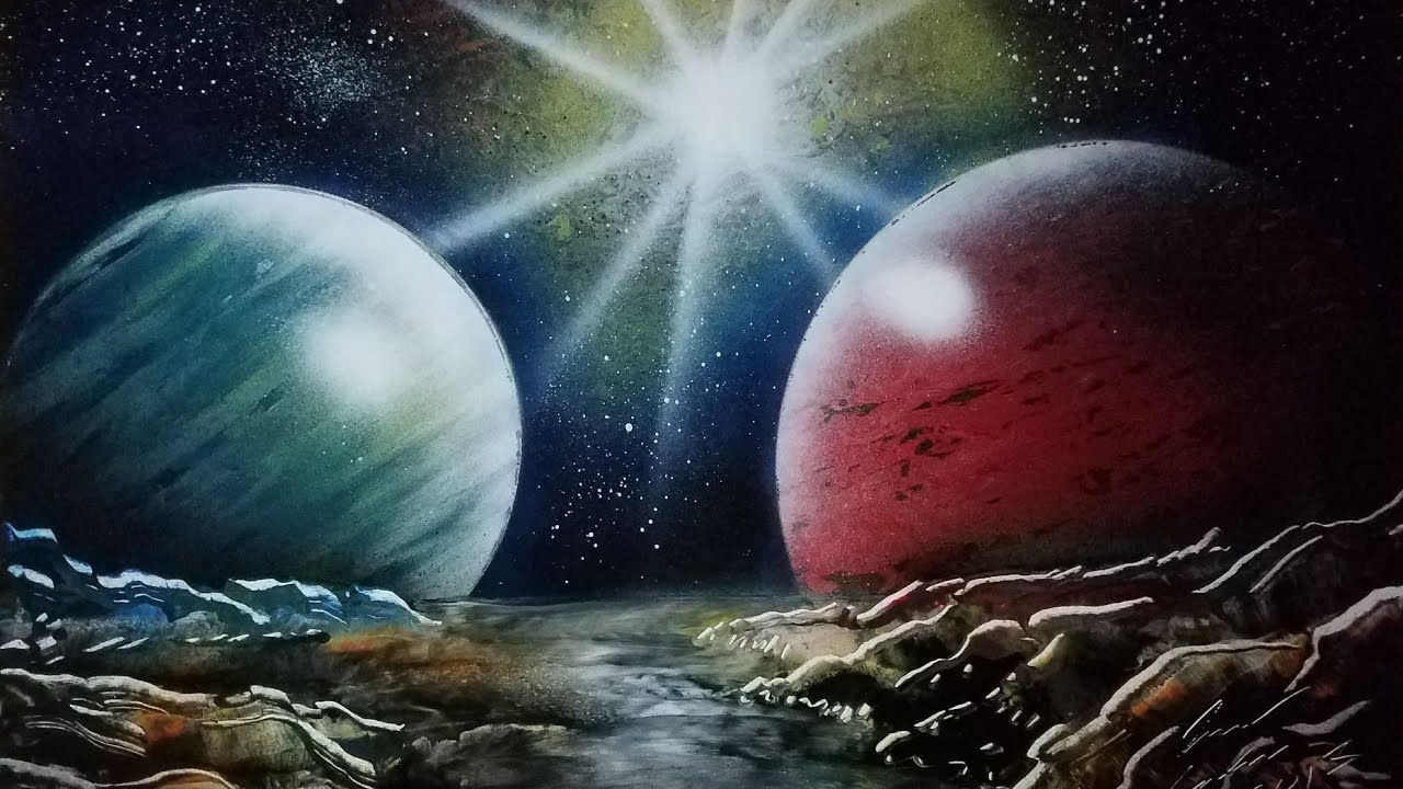 View Of A Galaxy SPRAY PAINT ART TUTORIAL YouTube view-of-a-galaxy-spray-paint-art-tutorial-youtube
