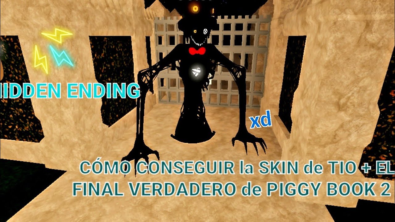 CÓMO CONSEGUIR la SKIN de TIO + EL FINAL VERDADERO de PIGGY BOOK 2 Y EL ...