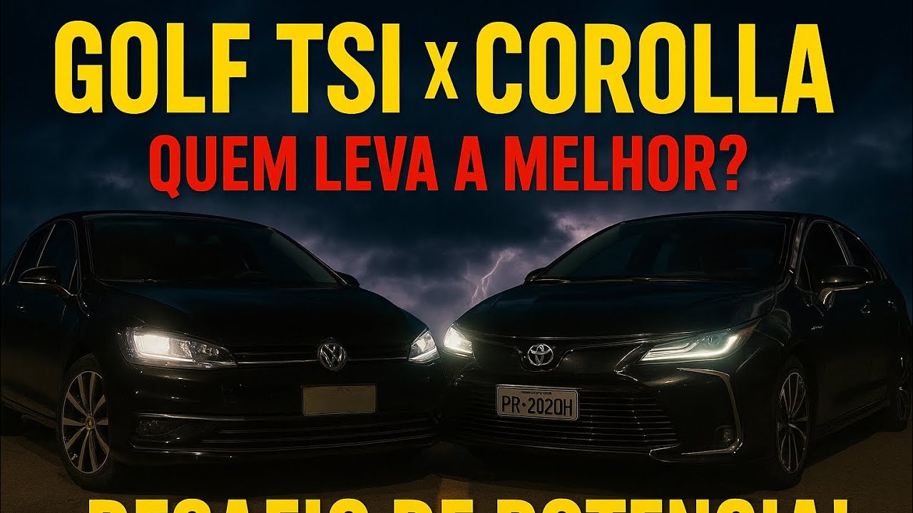 Golf TSI vs Toyota Corolla 2.0 aspirado quem levou essa melhor ...
