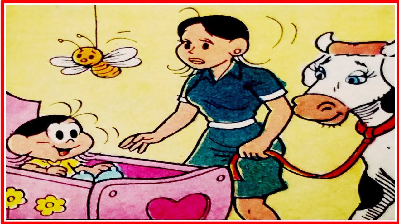 UMA VACA INTEIRA PARA UMA BEBÊ MAGALI/ AS MELHORES TIRINHAS TURMA DA ...