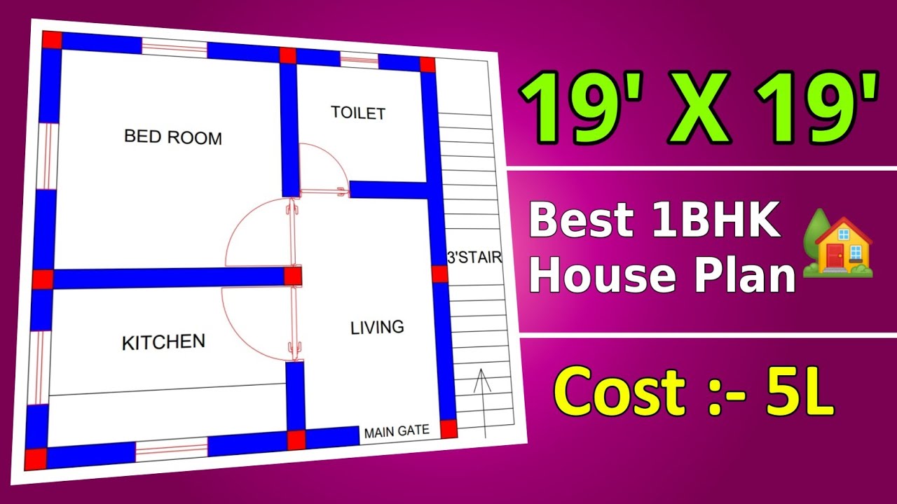 19 x 19 Small House Plan II Small House Plan II Small House design II ...