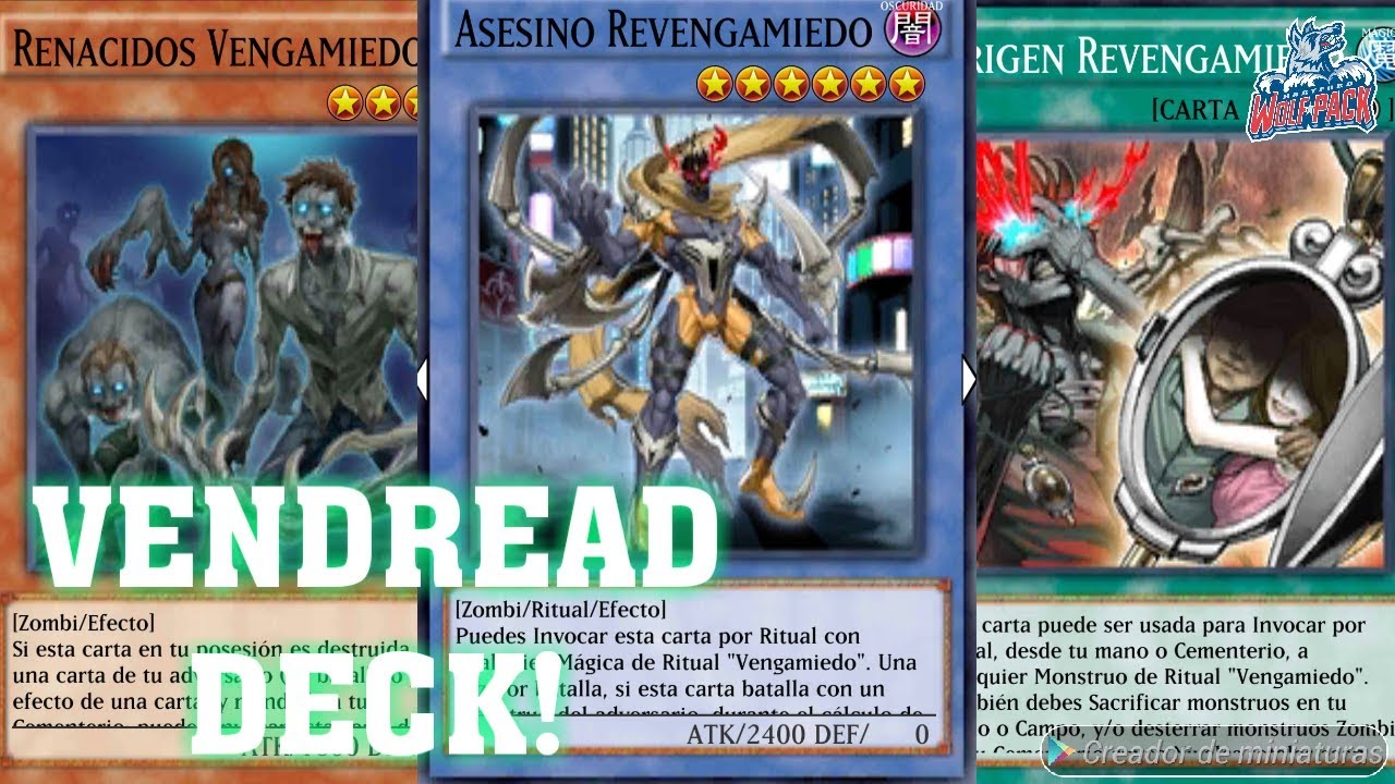 VENDREAD RITUAL DECK! - [ Yu-Gi-Oh! Duel Links ] - YouTube