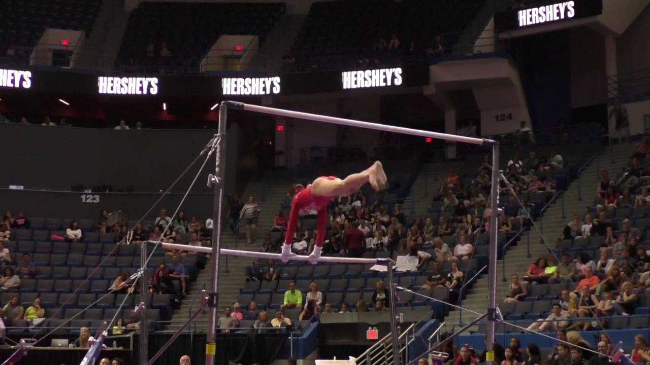 Cameron Machado - Uneven Bars - 2016 Secret U.S. Classic - Junior - YouTube