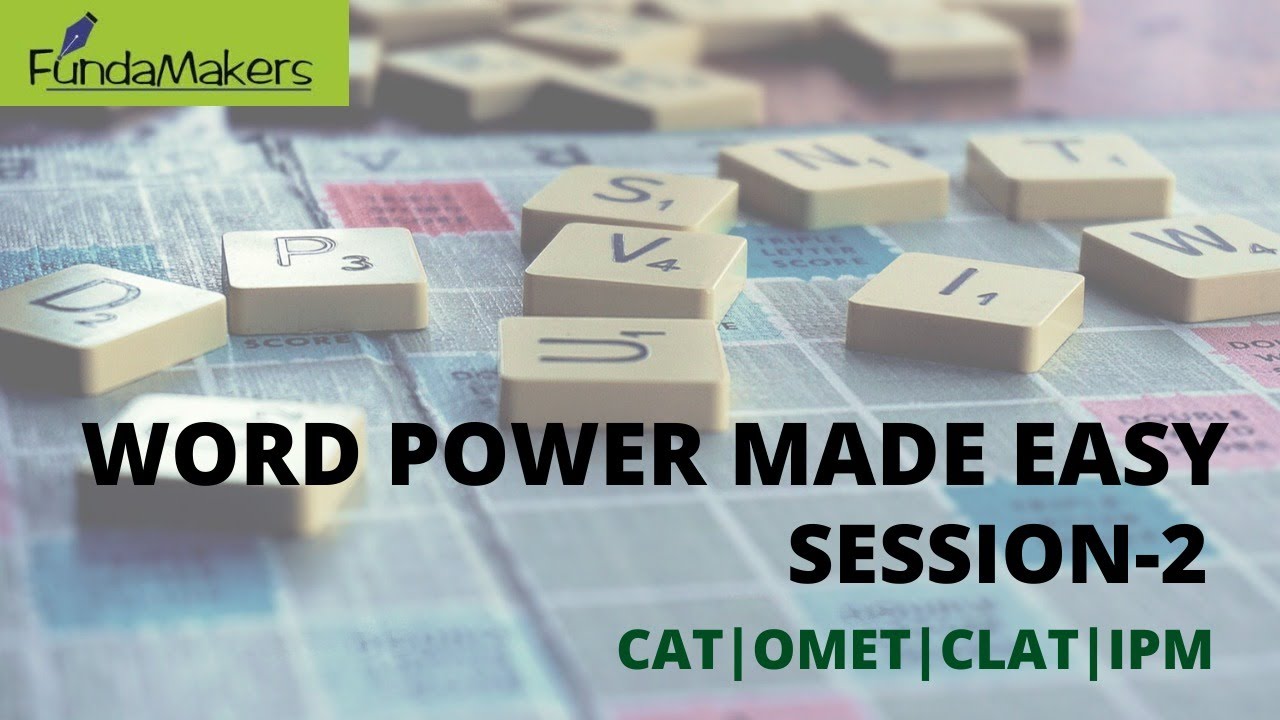 Vocabulary: Word Power Made Easy Session-2 - YouTube