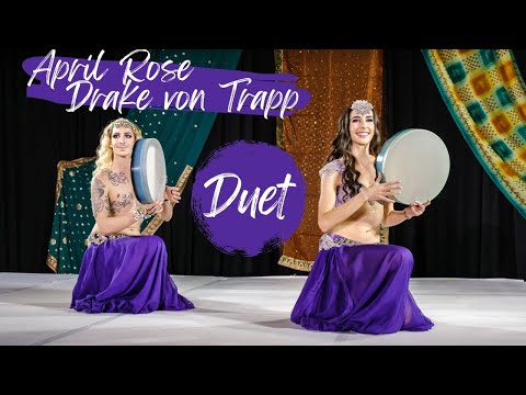 April Rose and Drake von Trapp: Dance Cohesion Live Acapella Belly Dance Duet