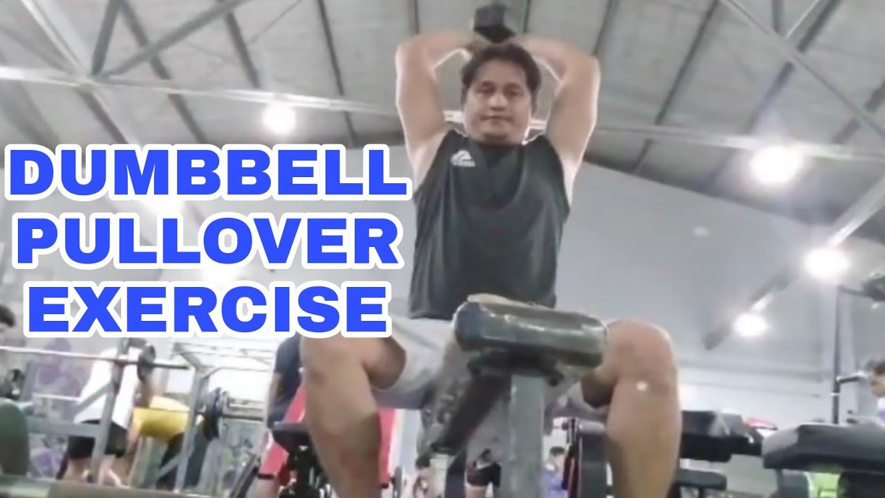 DUMBBELL PULLOVER EXERCISE /LEG/BARBELL BENCH PRESS - YouTube