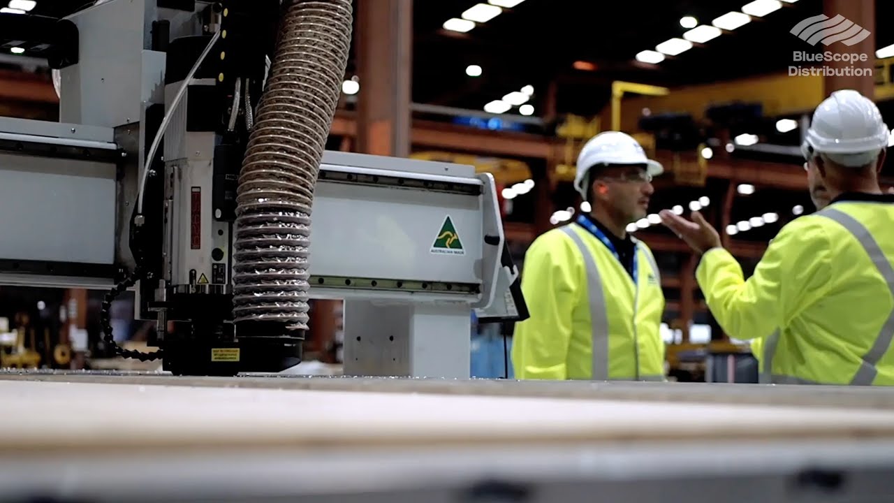 BlueScope Distribution Melbourne Aluminium Router Launch - YouTube