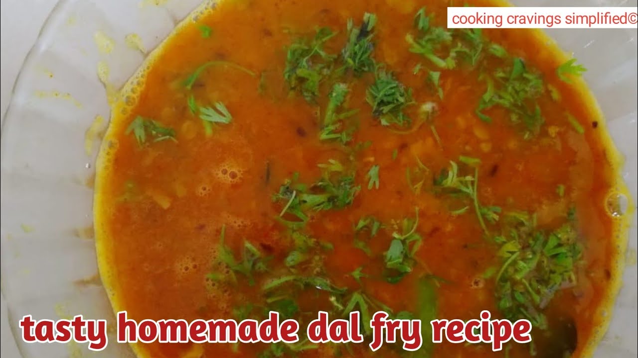 રેસ્ટોરન્ટ જેવું ટેસ્ટી દાલ ફ્રાય | Daal fry recipe by cooking cravings ...