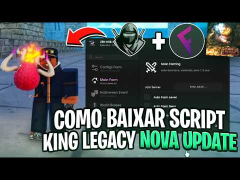 🔥KING LEGACY SCRIPT (UPDATE 7) Hack PASTEBIN ROBLOX AUTO FARM MOBILE/PC ...
