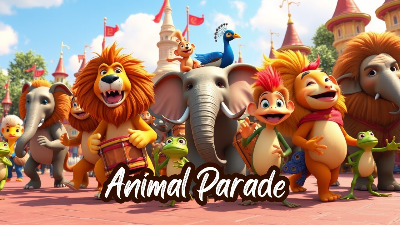 🐾 🐒 Animal Parade 🐾 🐒 | Kids Song | Kids’ Favorite Animal Dance Party ...