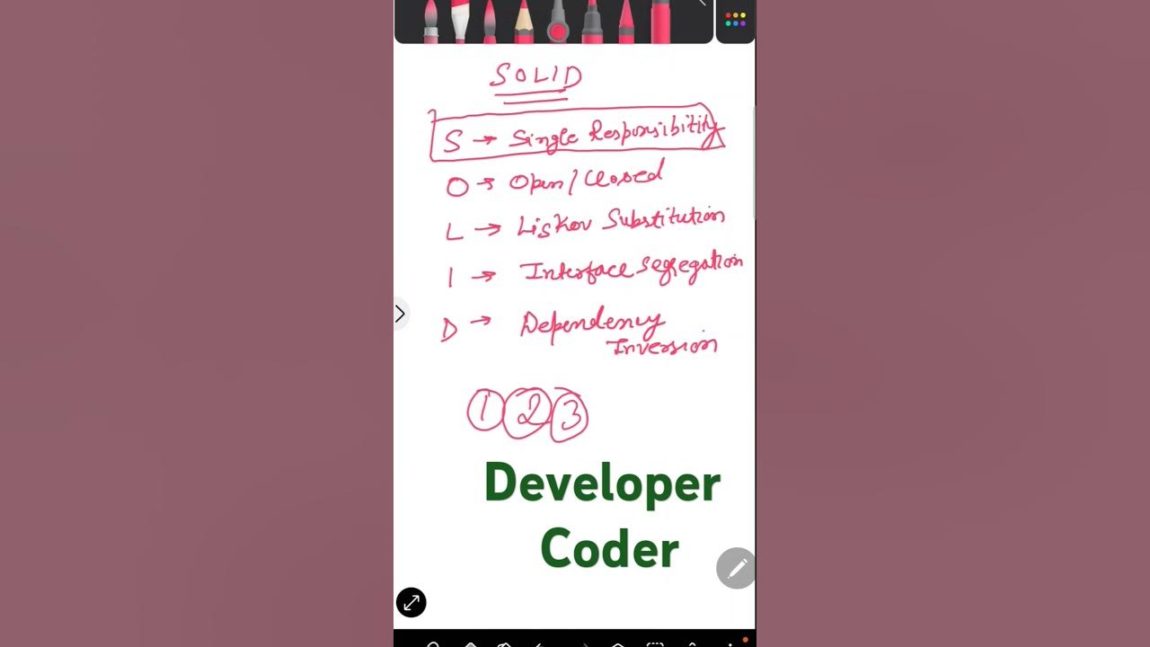 SOLID Principles of OOPS | System Design | Interview Questions | Developer Coder #developercoder ...
