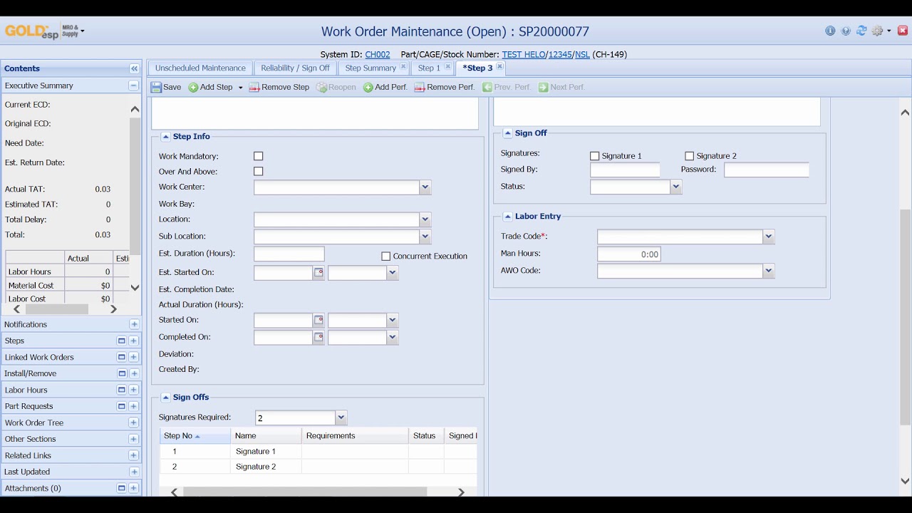 GOLDesp Demo: Work Orders - YouTube