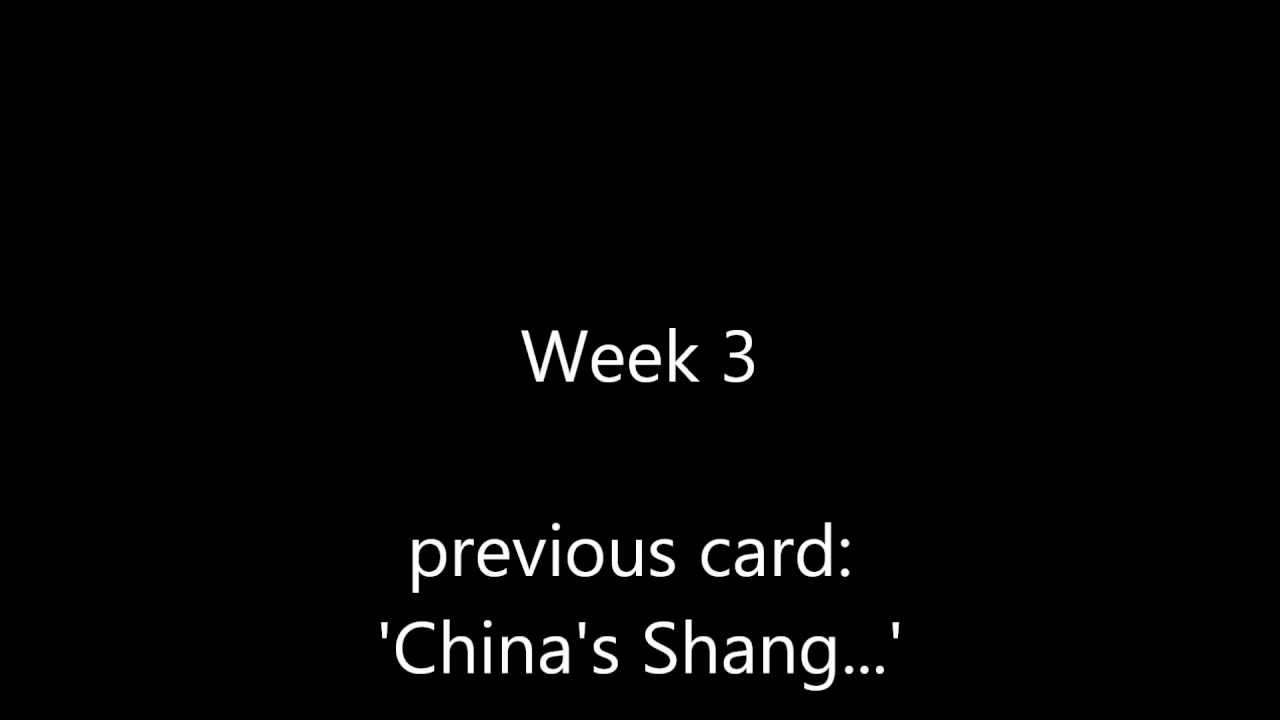 CC Timeline Song Clip Week 3 - YouTube