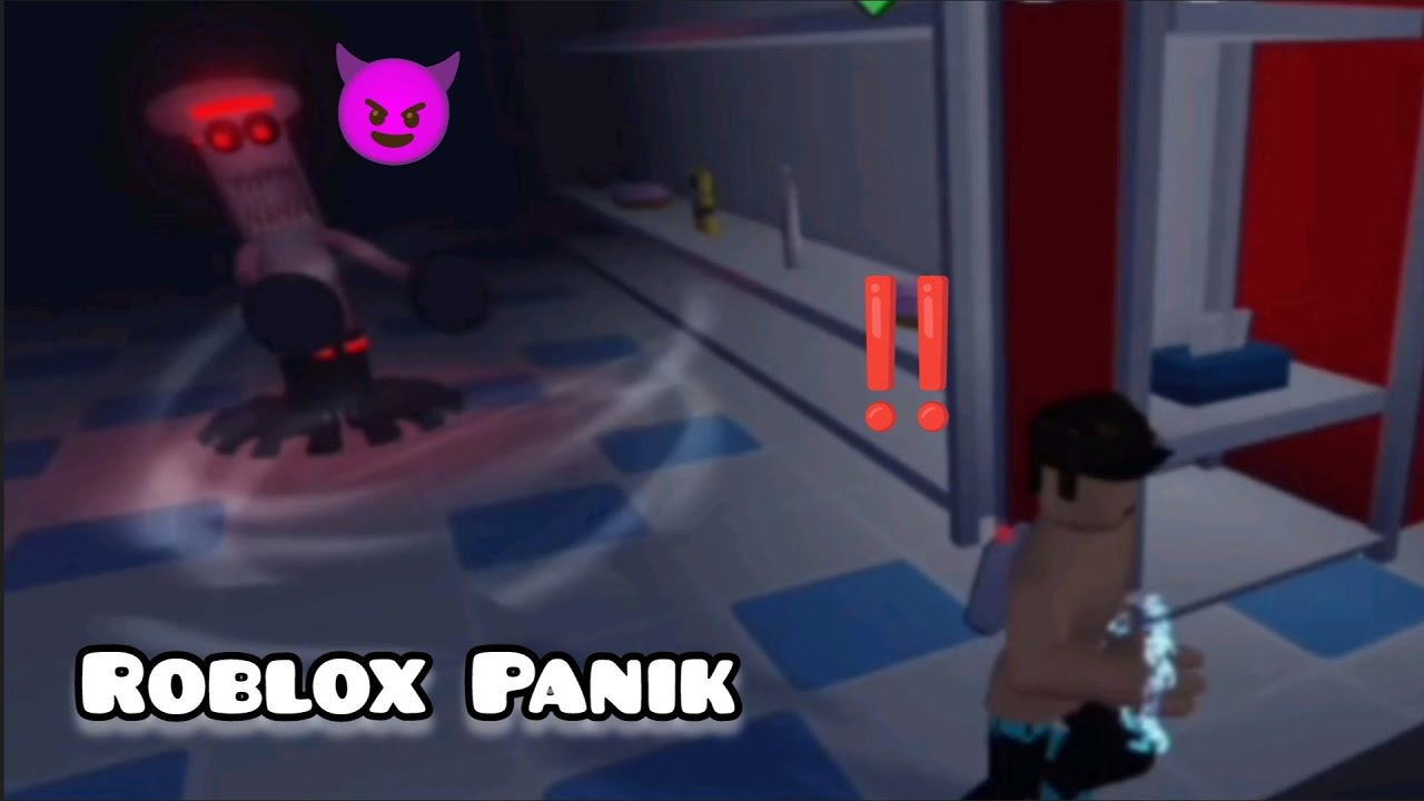 I'm trapped in a store WITH AN EVIL CLEANING ROBOT!!! | Roblox Panik ...
