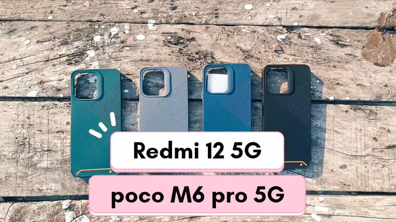 Redmi 12 5G Back cover | POCO M6 Pro 5G Back Cover - YouTube