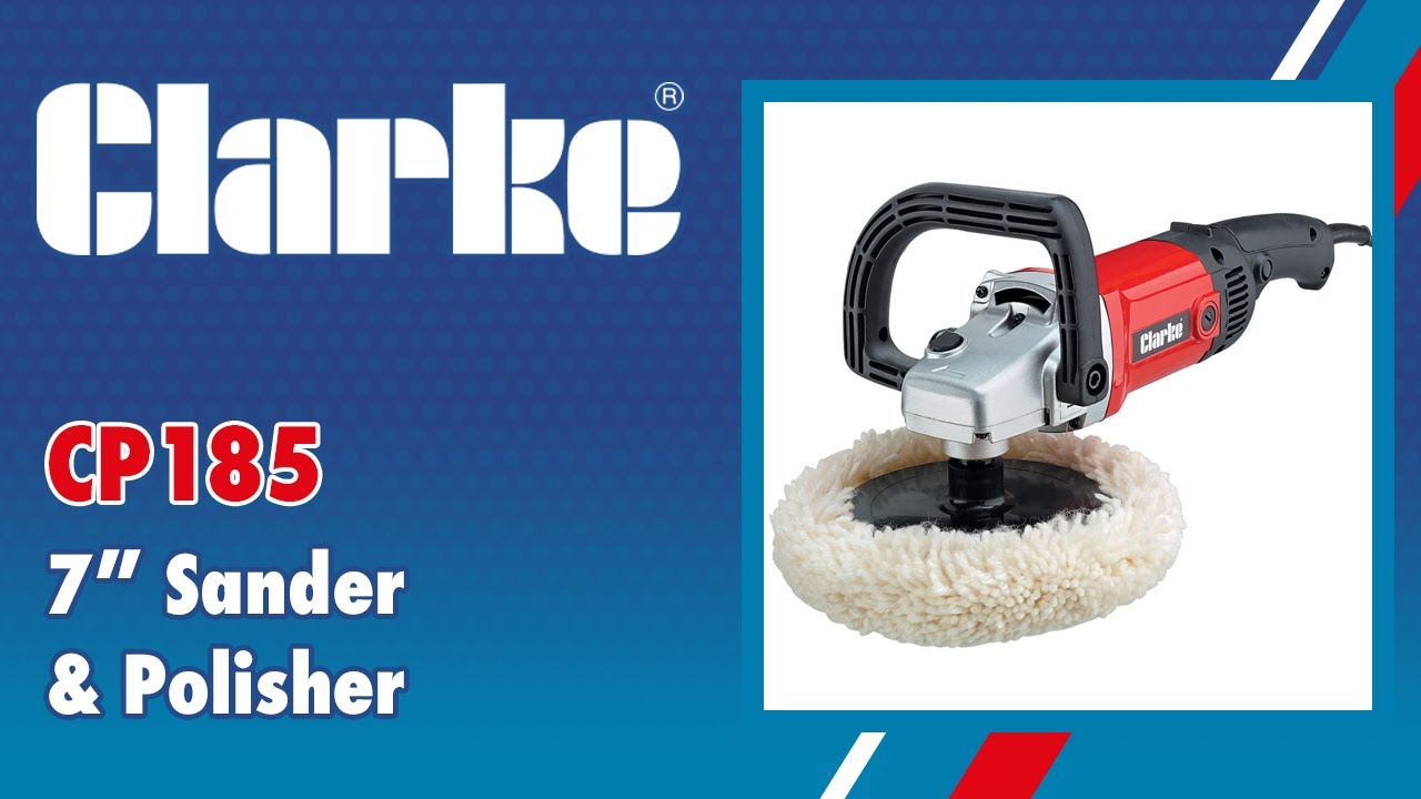 Clarke CP185 180mm (7") Sander & Polisher - 6462106 - YouTube