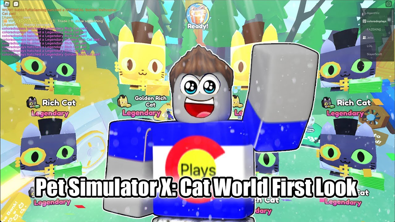Pet Simulator X: Cat World First Look - YouTube