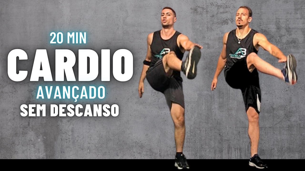 CARDIO DE 20 MINUTOS, SEM DESCANSO, SEM REPETIR E SEM EQUIPAMENTO ...