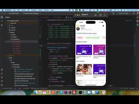 Translate Eduma Flutter Mobile App - YouTube