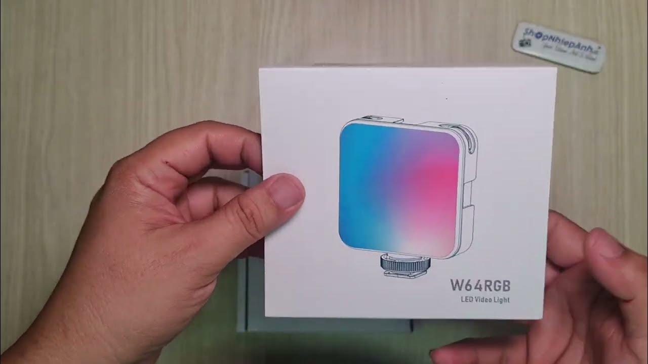 Review đèn led W64RGB mini light @shopnhiepanh261 - YouTube