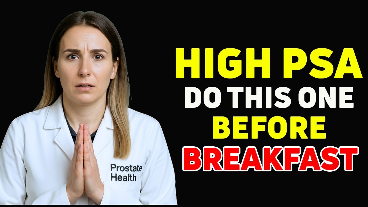 PSA Too High? 5 Morning Habits Every Senior Should Follow Daily! - YouTube