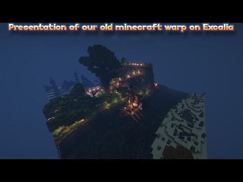 Presentation of our old minecraft warp on Excalia! | souvenir video ...