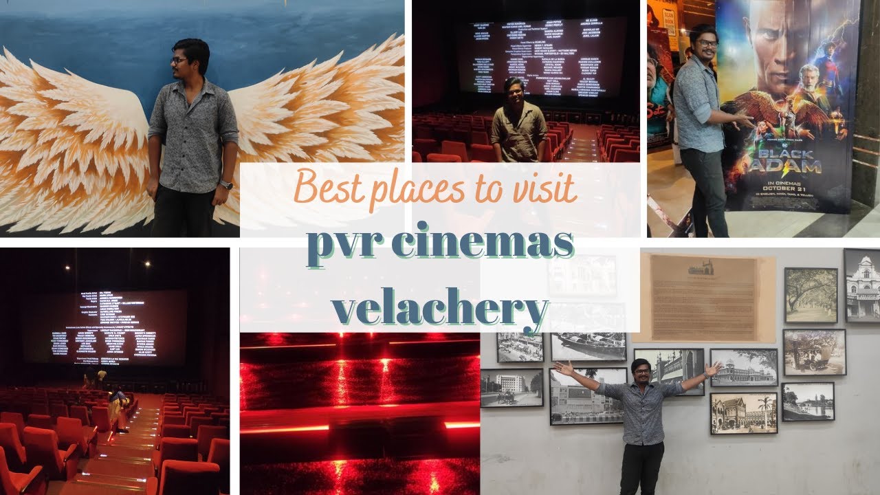 PVR CINEMAS VELACHERY 🤩 BLACK ADAM 👌💥Stay home and visit 💯 watch more ...