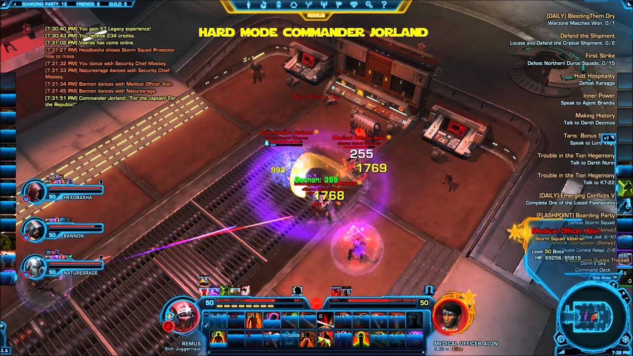 [GUIDE] Commander Jorland Hard Mode Boarding Party (SWTOR) - YouTube