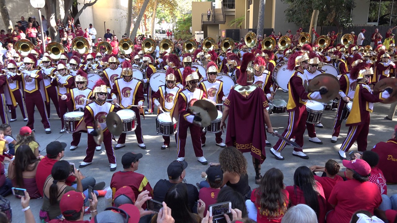 USC Trojan Marching Band - "Heartbreaker" - 11/05/2016 Heritage Hall ...