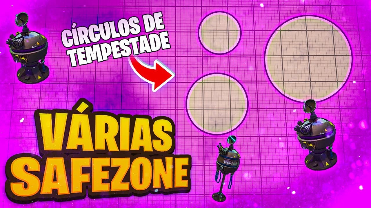 Como criar VÁRIOS círculos de TEMPESTADE no Fortnite Criativo!! - YouTube