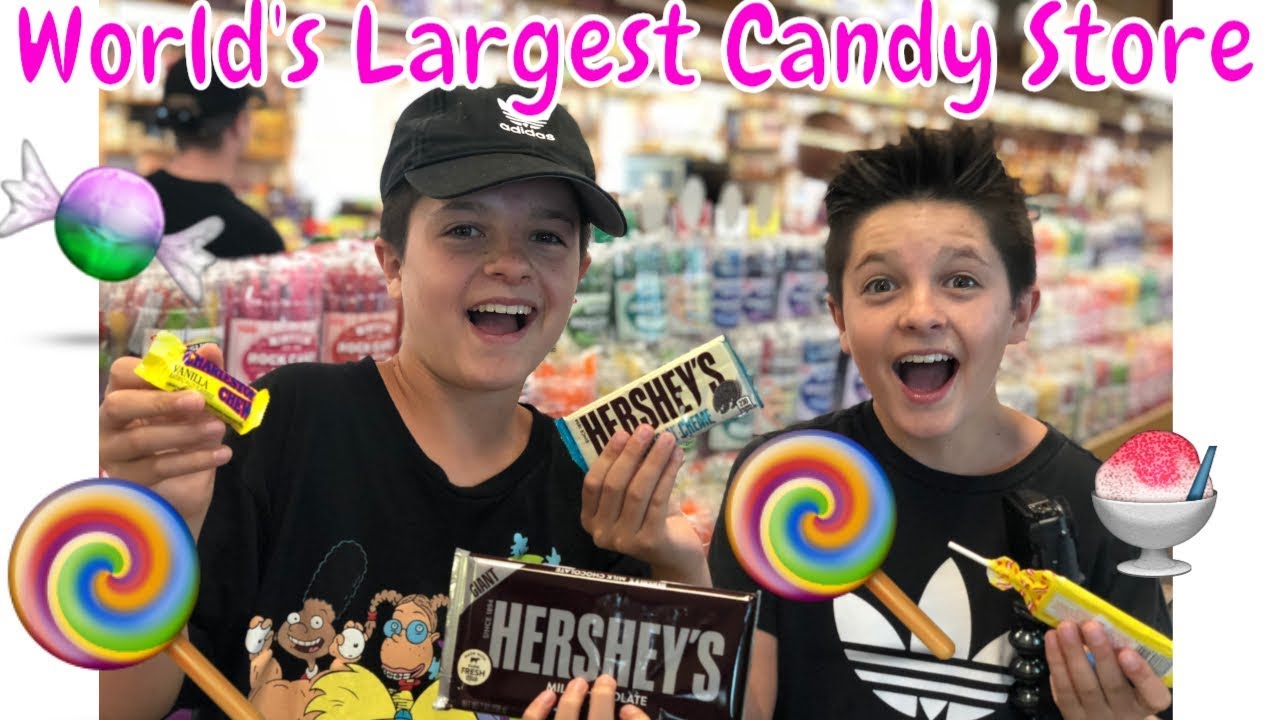 World's Largest Candy Store!!! | Brock and Boston - YouTube
