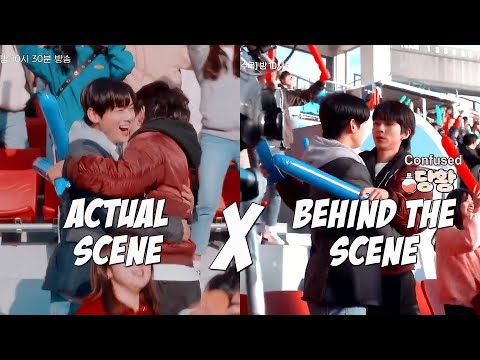 True Beauty | Actual scene ✗ BTS | Seojun vs Suho hugged each other [True beauty Ep 7 BTS Engsub]