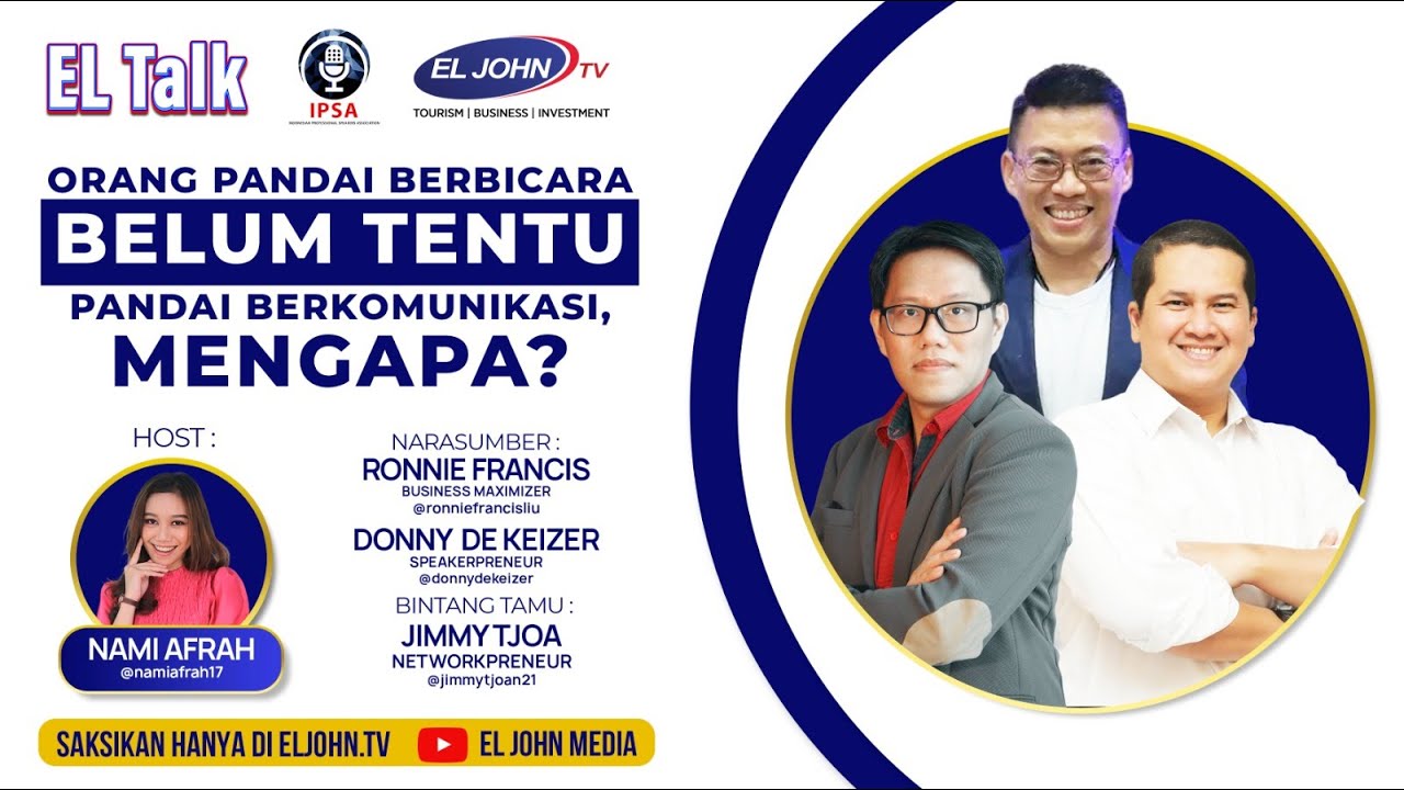 Orang Pandai Berbicara Belum Tentu Pandai Berkomunikasi, Mengapa? - EL ...