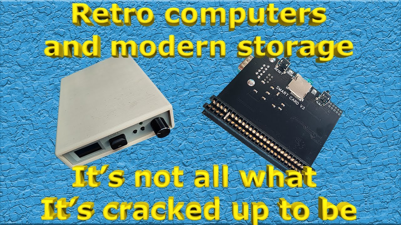 The downside to modern storage for retro computers - YouTube