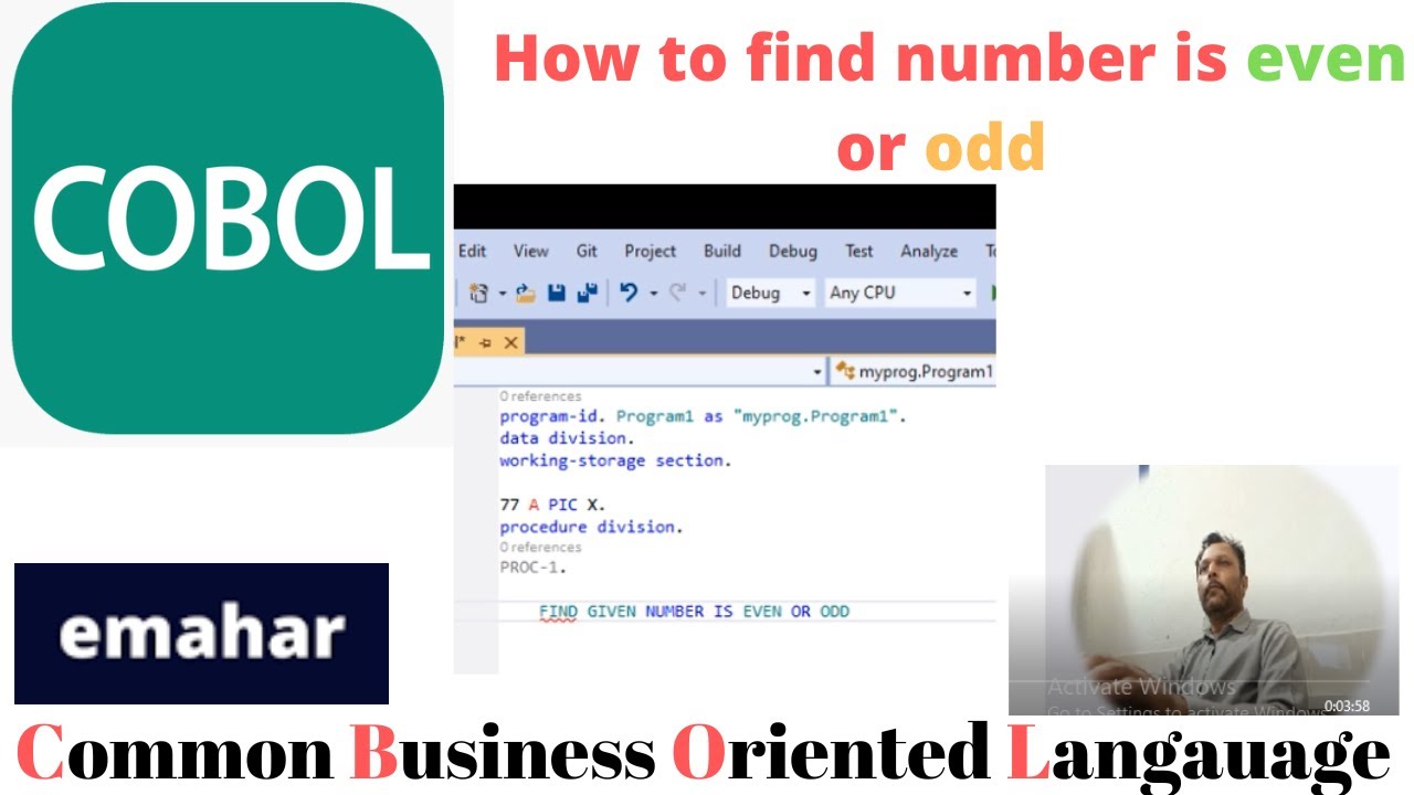 How To Find Number Is Even Or Odd COBOL YouTube How To Find Number Is Even Or Odd COBOL YouTube
