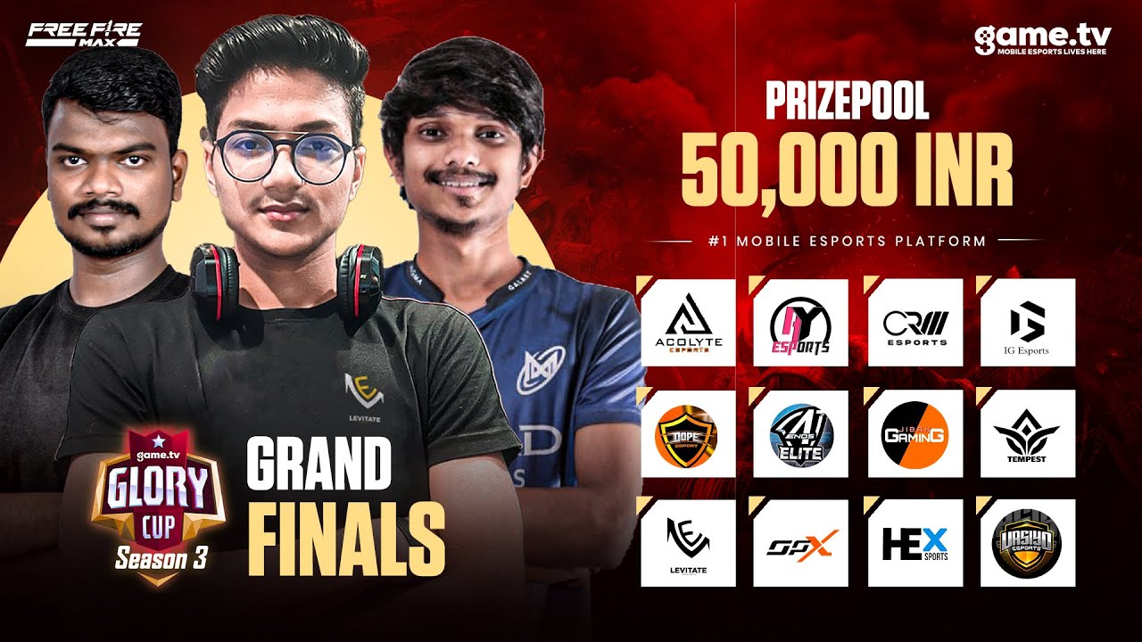 Free Fire Max | Glory Cup Season 3 Grand Finale • 4ENDS, VASIYO, HEX ...