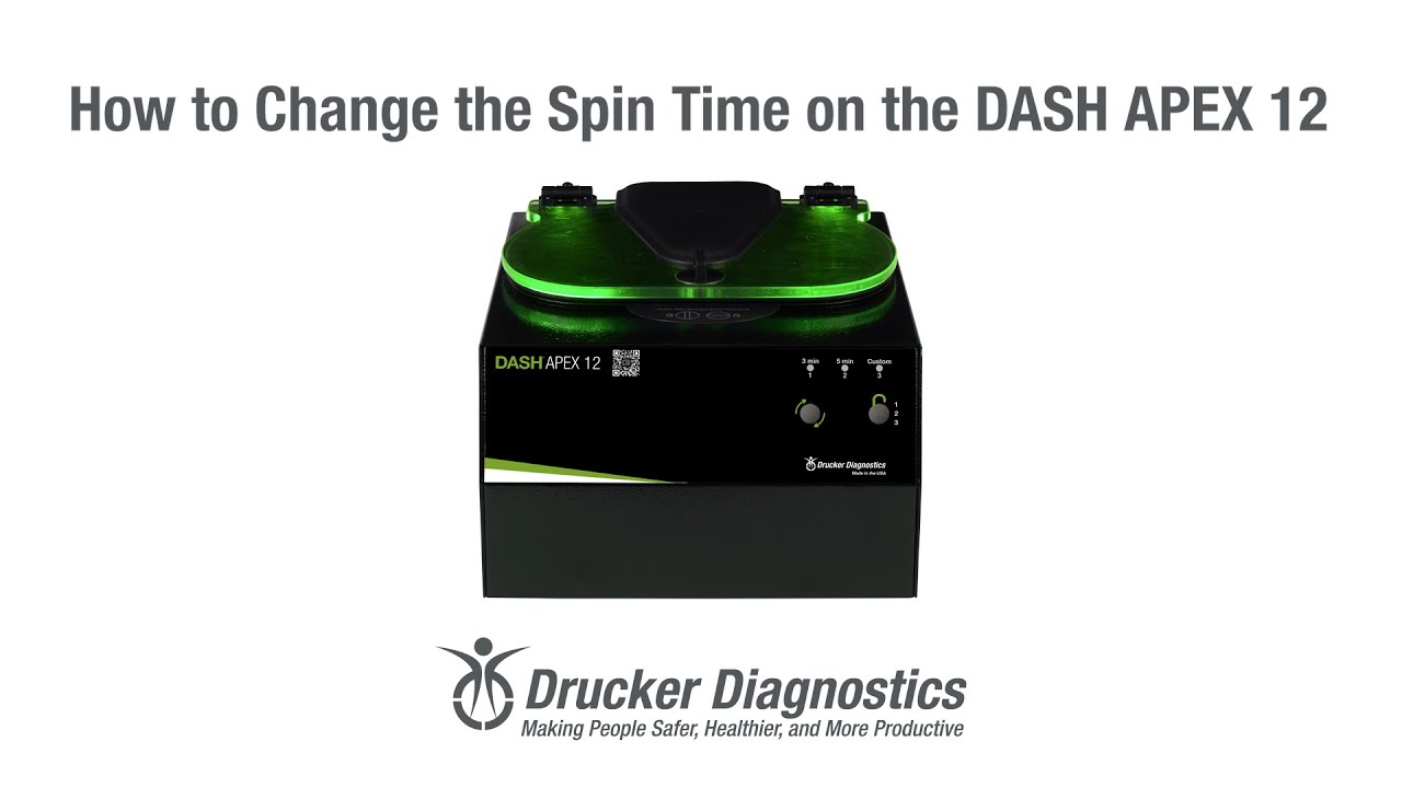 How to Change the Spin Time on the DASH APEX 12 - YouTube