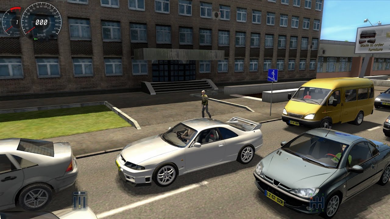 City Car Driving Nissan Skyline GT-R 33 [1080p] - YouTube