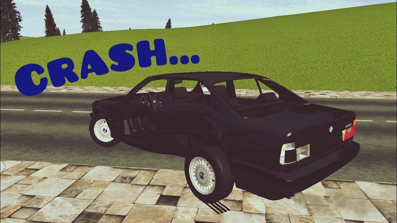 simple car crash/Realistic car crashed - YouTube