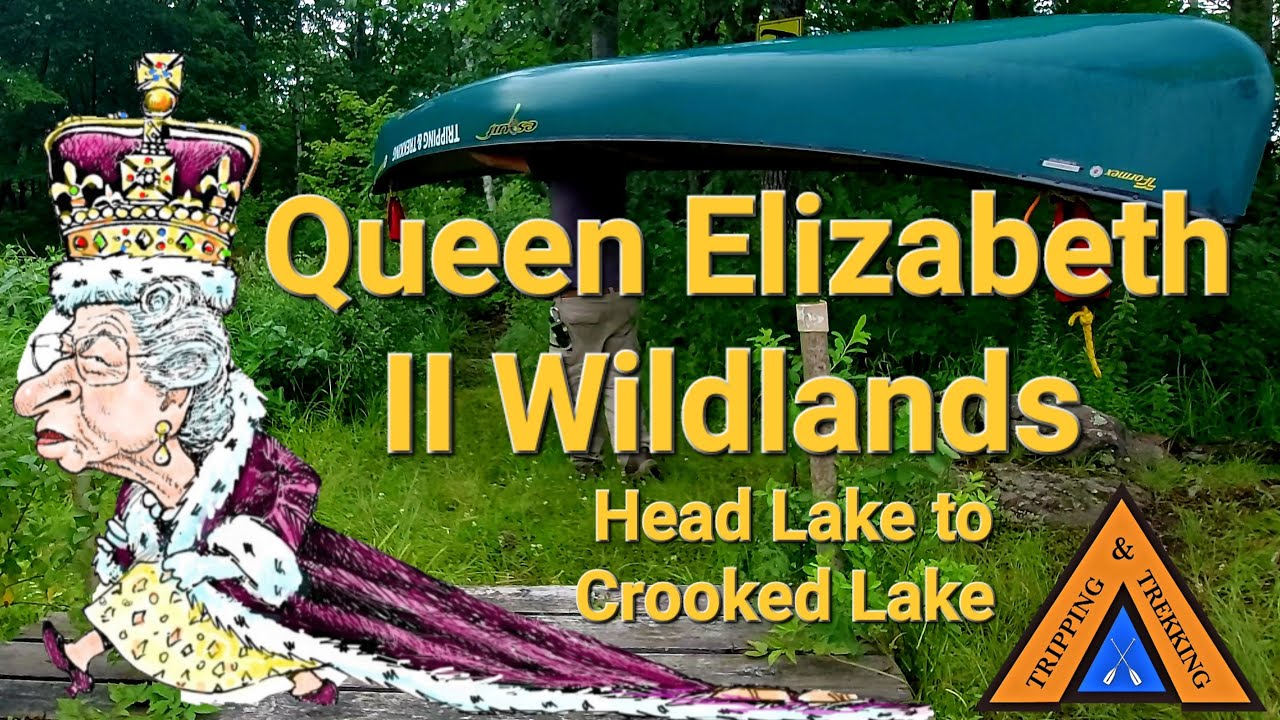 Paddling Queen Elizabeth II Wildlands - Head Lake to Crooked Lake - YouTube