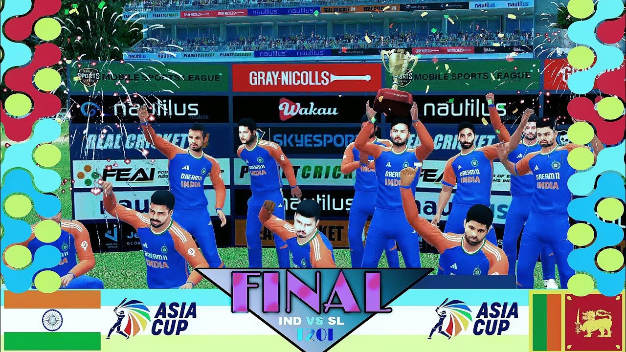 ASIA CUP 2023 FINAL || INDIA CLAIM THE ASIA CUP 23 || IND VS SL - YouTube