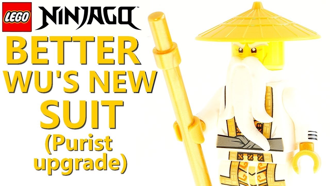 LEGO NINJAGO CRYSTALIZED WU SUIT PURIST MINIFIGURE UPGRADE - YouTube