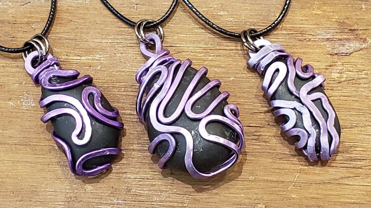 Black Stones / Purple Metal / Dollar Store Stones with Dollar Store ...