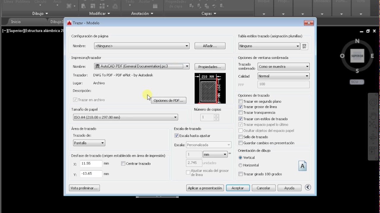 Hoja a3 AutoCAD - YouTube
