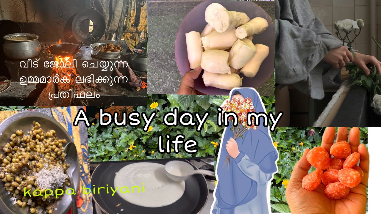 A busy day in my life malayalam/വീട്ടിലെ ജോലി pettann തീർക്കാം/easy ...