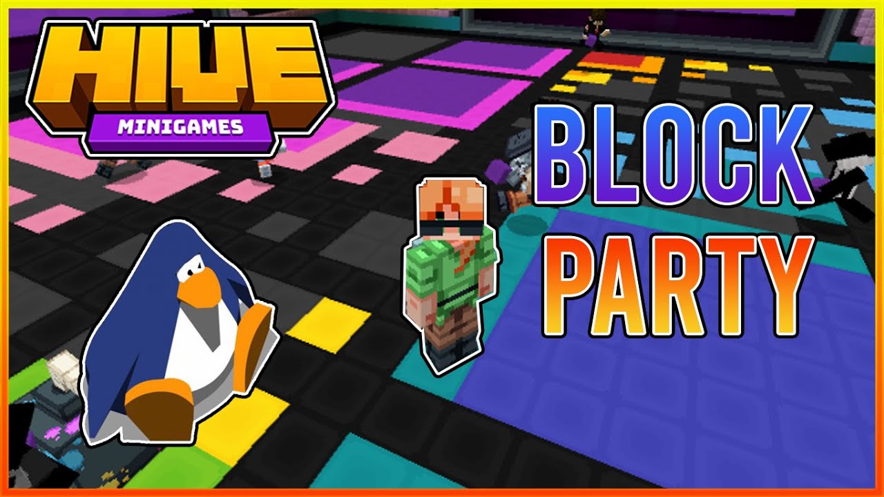 Playing Block Party The Hive(New Gamemode) - YouTube