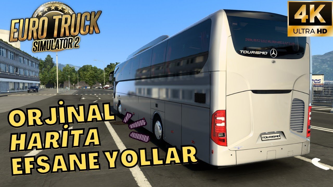 ETS 2 ORJİNAL MAP EFSANE YOLLAR // OYUNCUYUSBİS MERCEDES TOURISMO ...