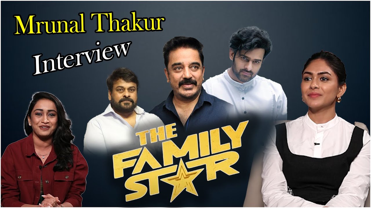 Mrunal Thakur Interview About THE FAMILY STAR Movie | Vijay Devarakonda ...